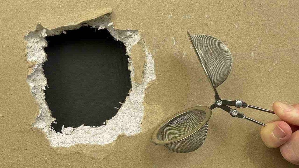 I muratori sono rimasti sorpresi da questo metodo: ripara tutti i buchi ...