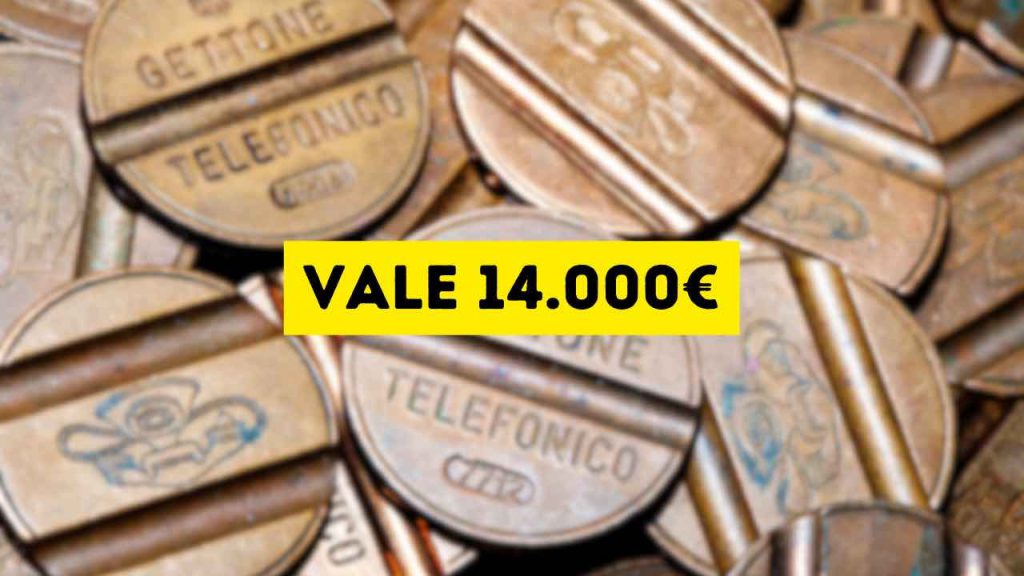 Questo gettone telefonico degli anni 80 oggi vale 14.000 euro ...